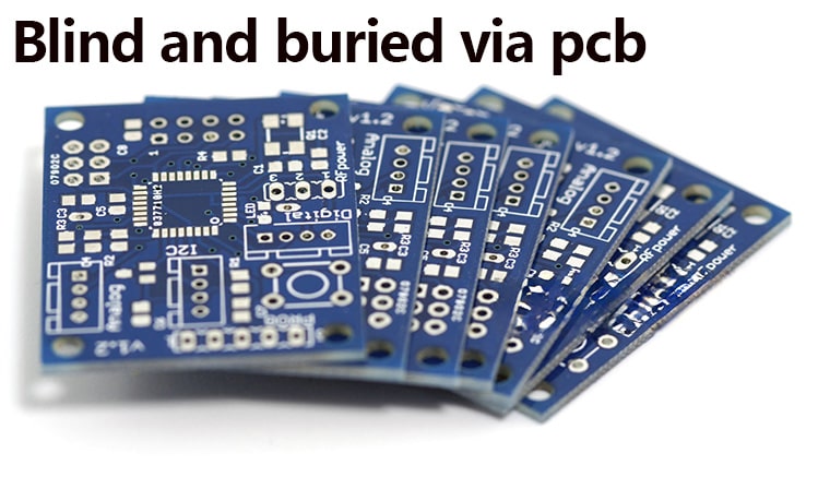 Blind and buried via circuit board production and application scenarios